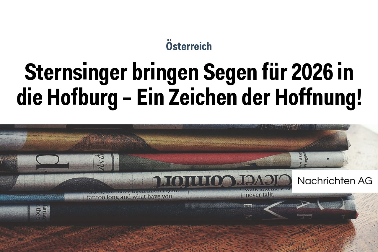 Hvězdní zpěváci přinášejí do Hofburgu požehnání pro rok 2026 – znamení ...